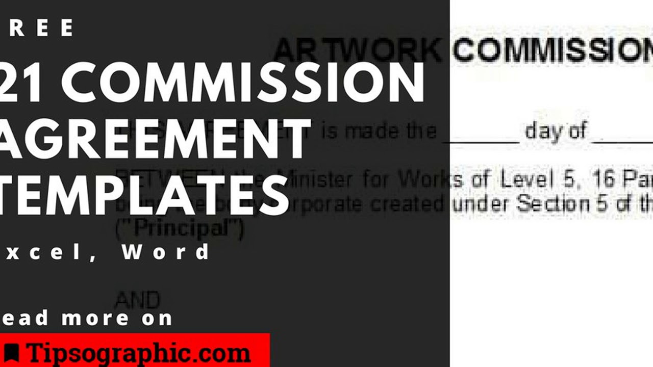 21 Knockout Commission Agreement Templates, Free Download