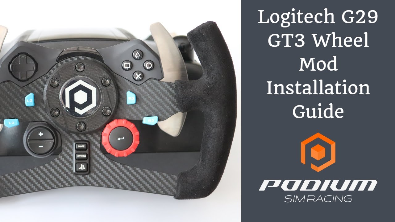 Logitech G29 / G923 GT3 Wheel Mod Installation Guide