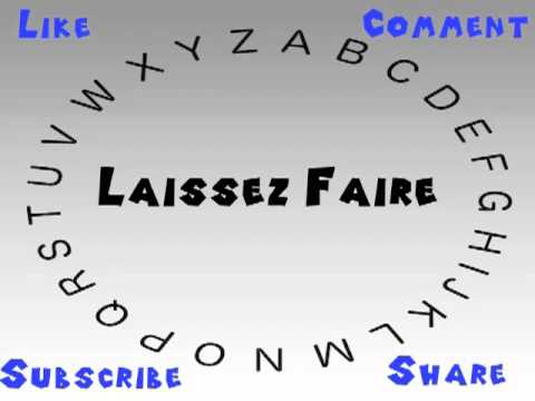 How to Say or Pronounce Laissez Faire