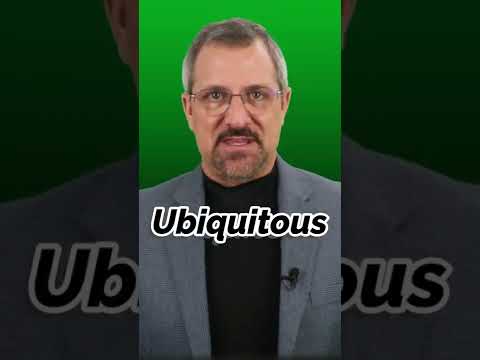 Ubiquitous π What's it Mean? #ubiquitous #learnanewword