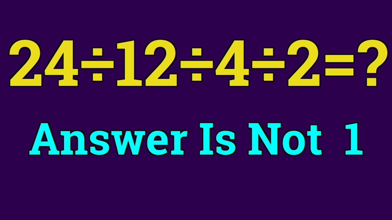 This Simple Math Mistake Fools Everyone! | Only 1% can find the correct answer to this problem