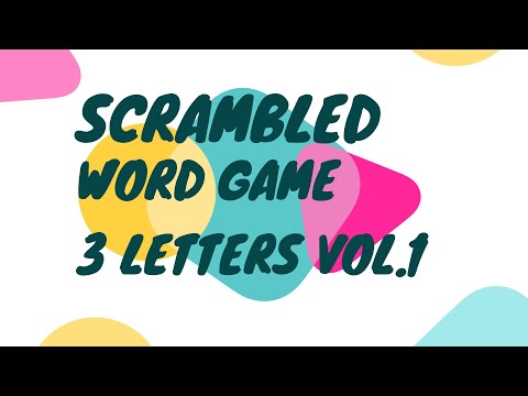3 Letter Scramble Words Vol.1| Guess the Word Game