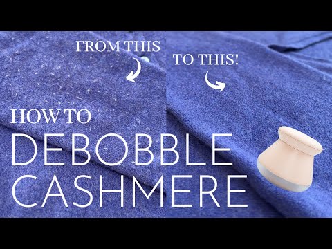 HOW TO DEBOBBLE CASHMERE! The best fabric shaver to remove bobbles | Sewing with Susan: Episode 10
