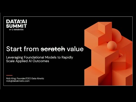 Rapidly Scaling Applied AI/ML with Foundational Models and Applying Them to Modern AI/ML Use Cases