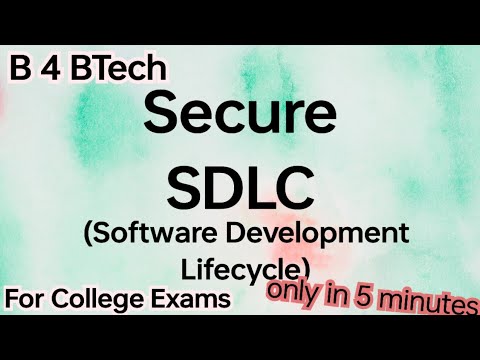 Secure SDLC || Secure Software Development life Cycle || Secured Computing