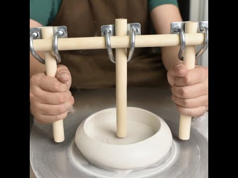 Clay Pottery Ball Open Tool, Adjustable Pot Base Thickness, Pottery Tools with Bottom Depth Set