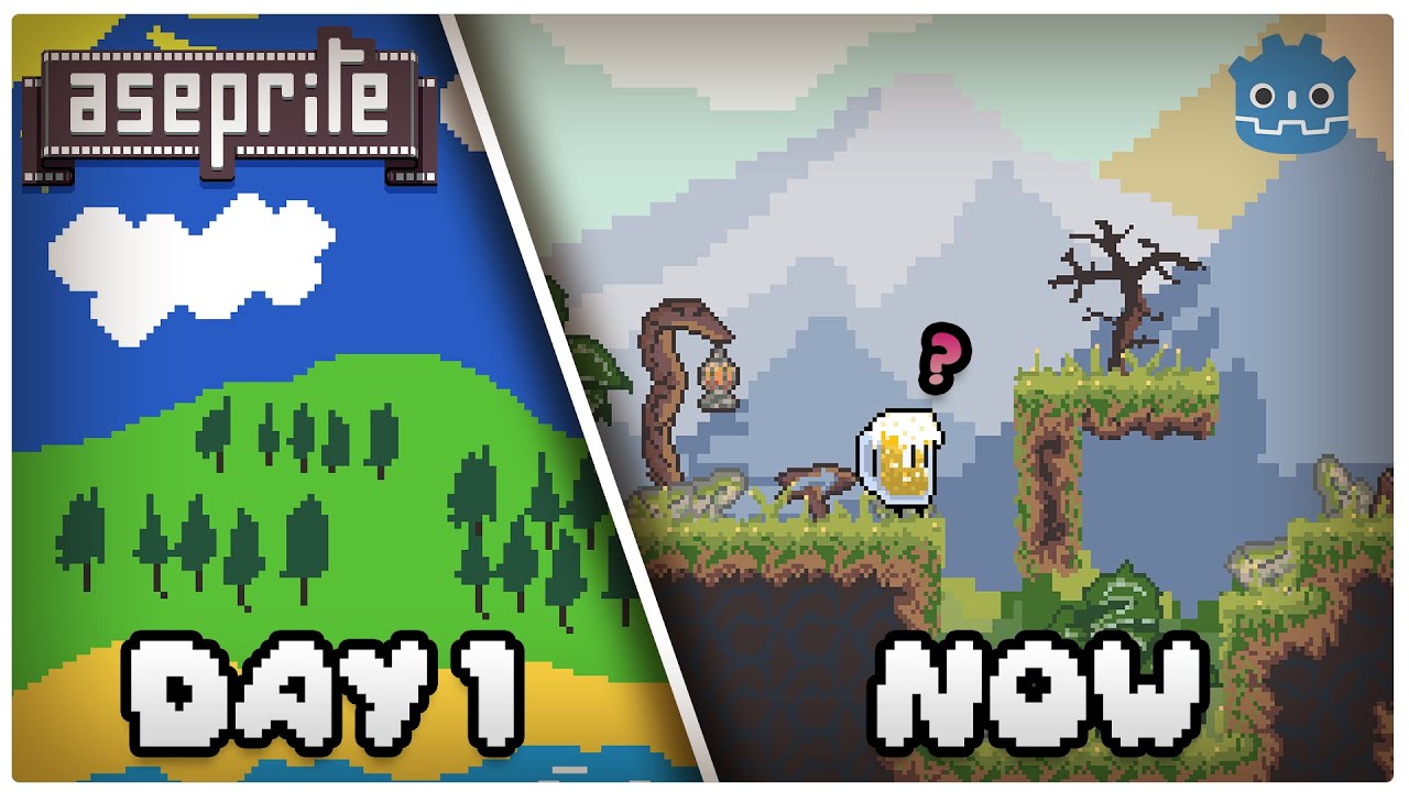 Making a Pixel Art Tile-Set From Scratch | My First Pixel Asset Pack PixelLog #01