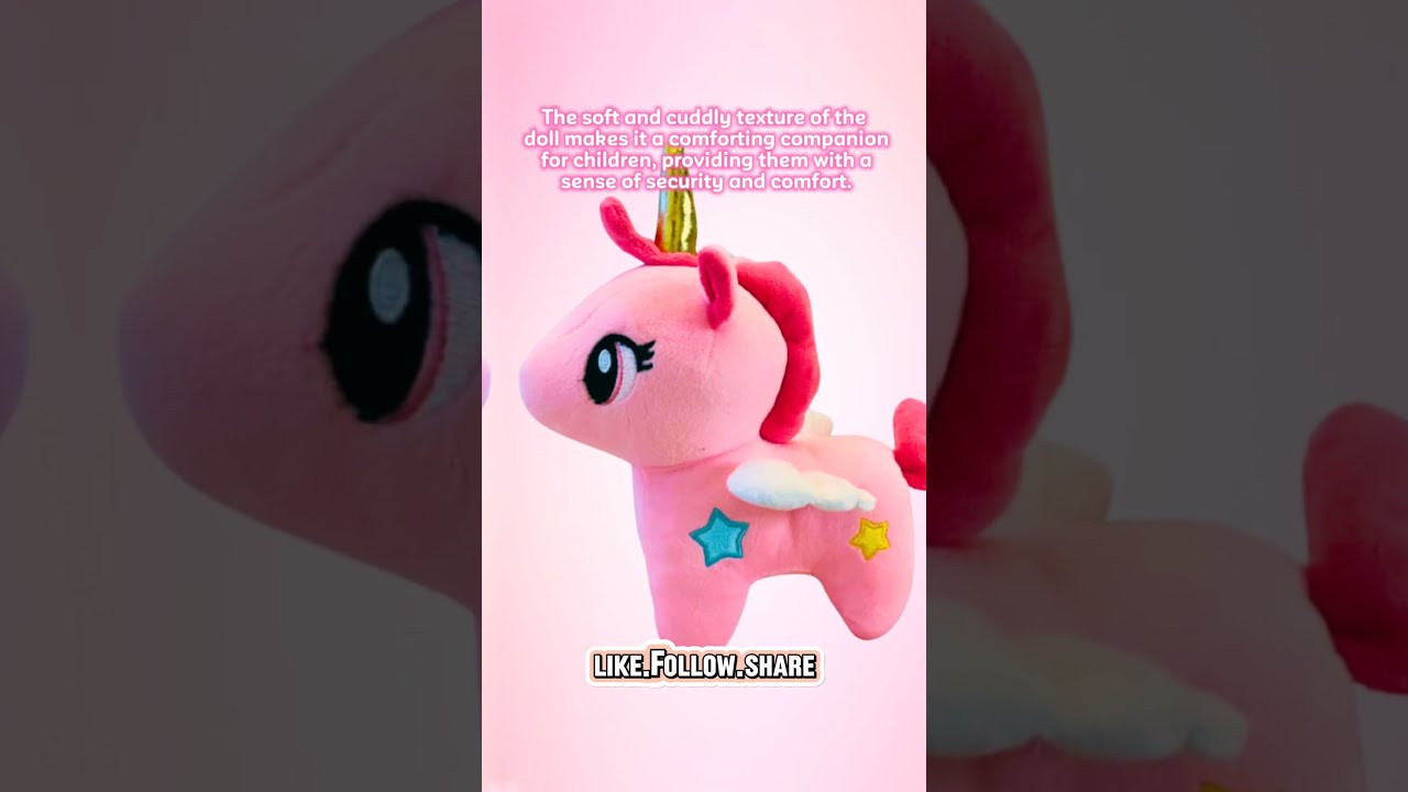 Adorable Soft Pink Unicorn Doll Stuffed Toy | See comment section
