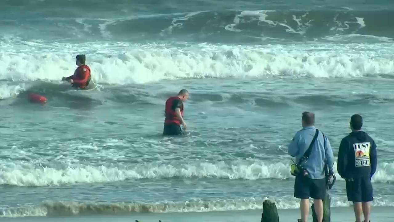 Missing swimmer search underway at Rockaway Beach, Queens