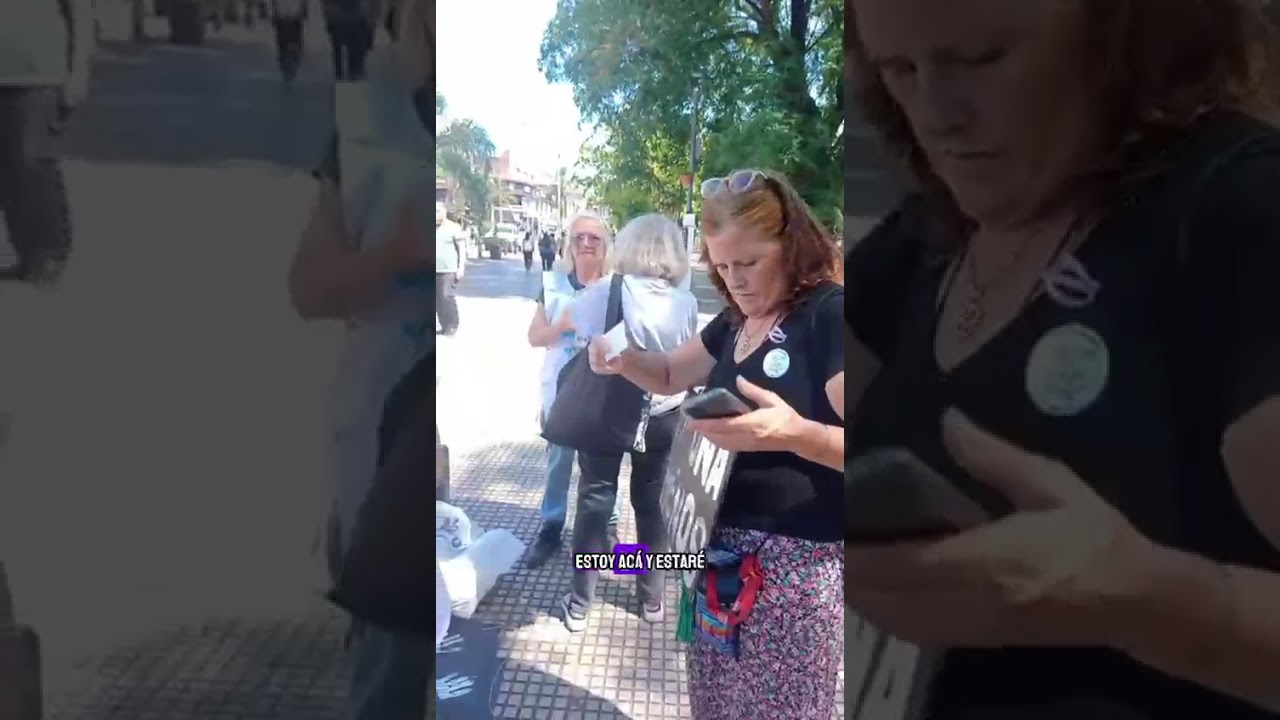 25N: la Revolución de las Viejas, presente en la plaza de San Justo