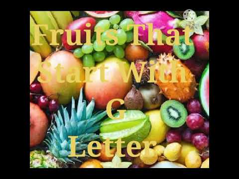 Fruits That Start With G Letter ππππ