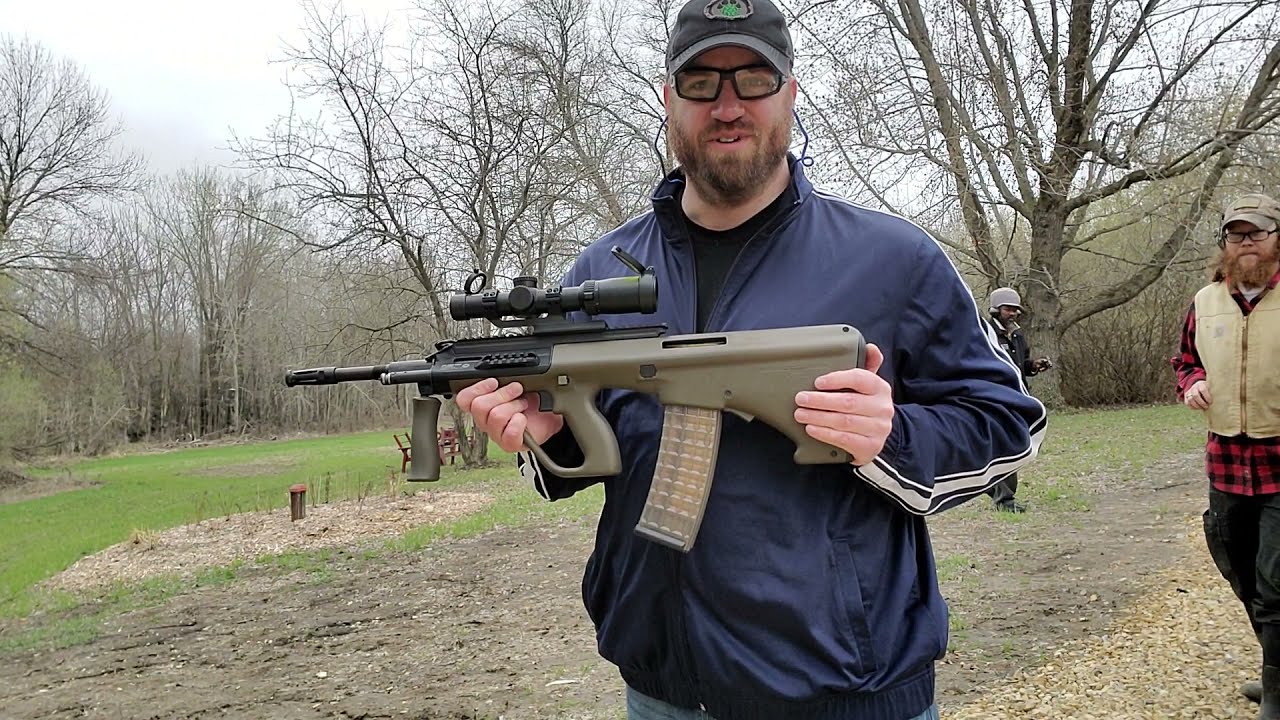 Steyr AUG 42 Round Mag Dump Rapid Fire!