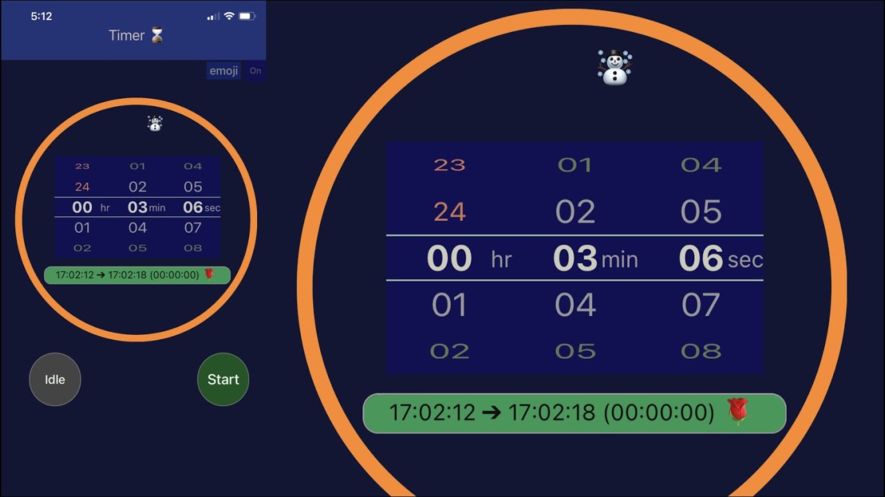 Scroll picker for React Native (Expo), cyclic scroll picker with an example