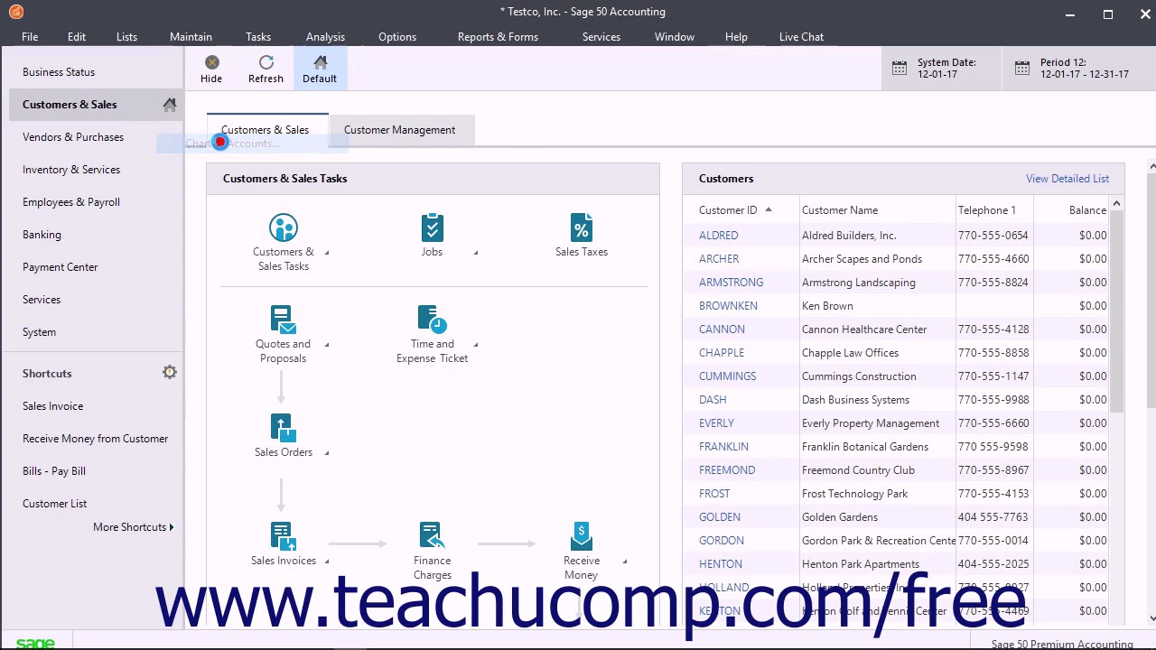 Sage 50 2018 Tutorial Liability Accounts Sage Training