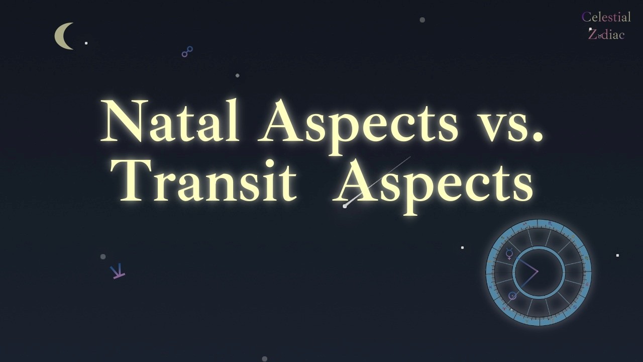Natal Aspects vs Transit Aspects Explained | How Astrology Timing Works