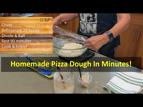 Patrick Ryan No Knead Sourdough Pizza Dough Recipe