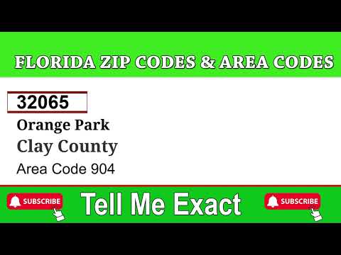 Orange Park Clay County ZIP Code and Area Code
