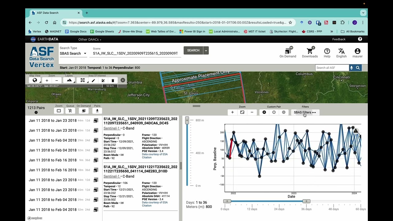 Processing InSAR Using ASF HYP3 On-demand processing