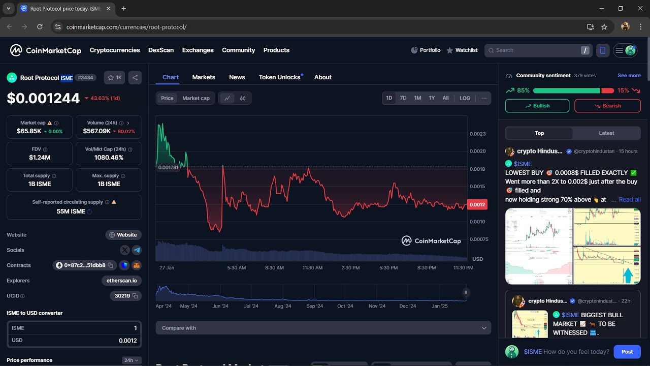 Is Root Protocol ($ISME) Token Legit or Scam ??