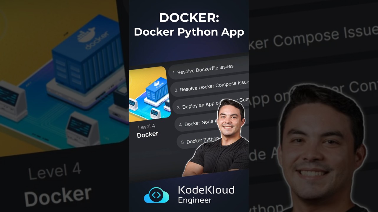 Launching a Docker Python App | Docker Tutorial | Docker Series #19