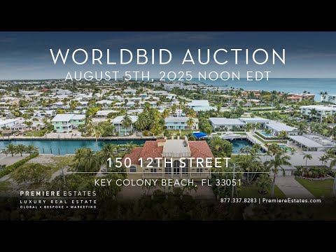 WORLDBID AUCTION – 150 12TH ST, KEY COLONY BEACH, FL 33051