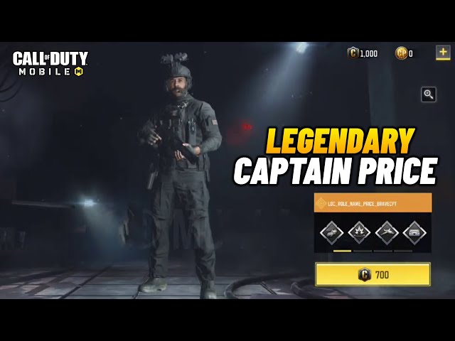 COD Mobile Kilo-141 mythic weapon and Captain Price legendary