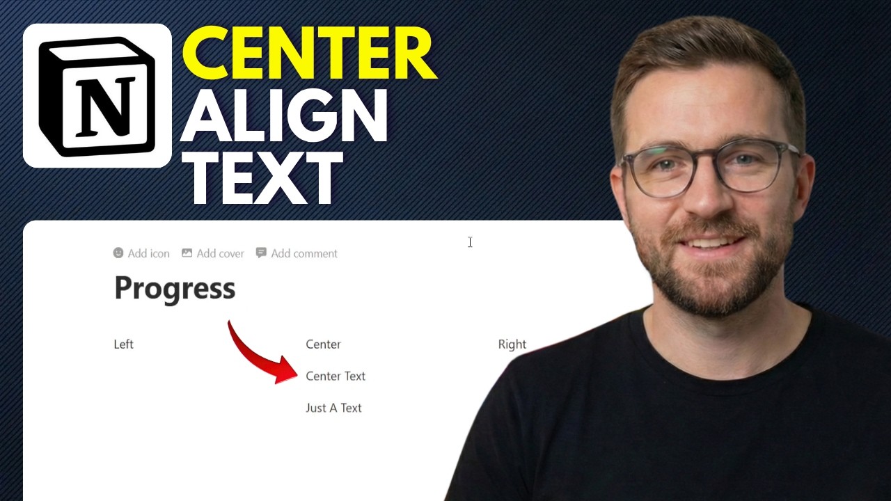 How to center align text in Notion (Step By Step 2026)