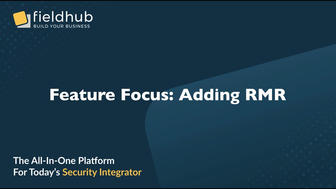 Feature Focus: Adding RMR