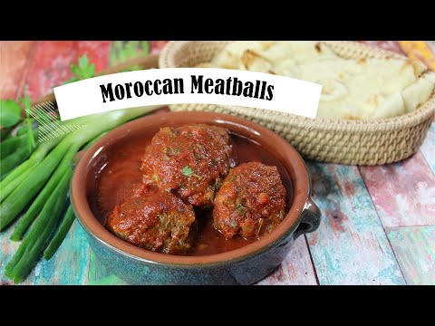 Moroccan Meatballs in Harissa Sauce!