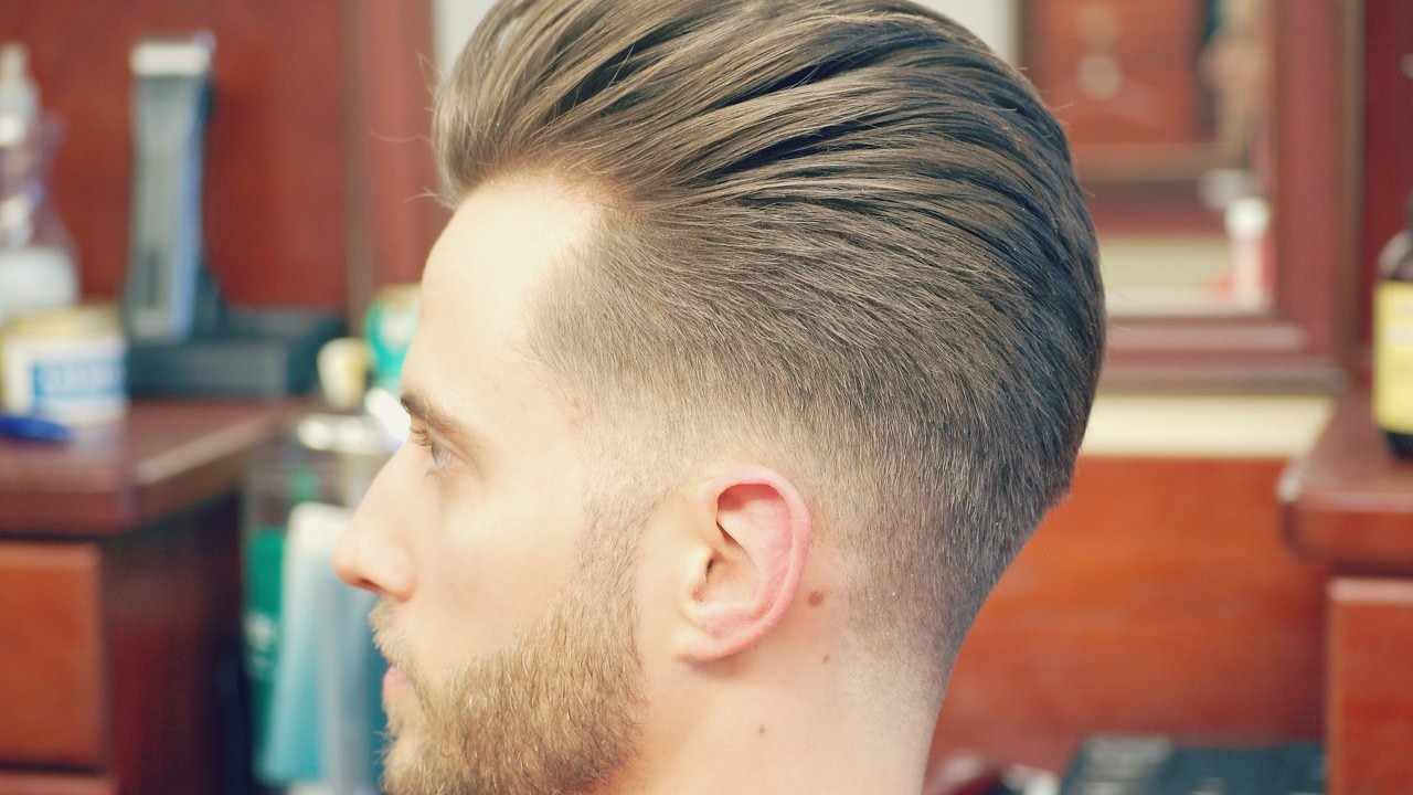 Step by Step Tutorial: Undercut with a Slicked Back Pompadour