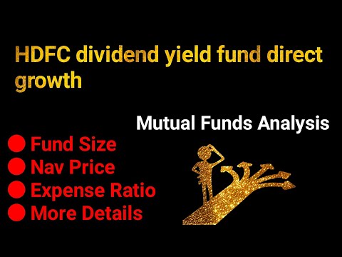 HDFC dividend yield fund direct growth || hdfc dividend yield fund