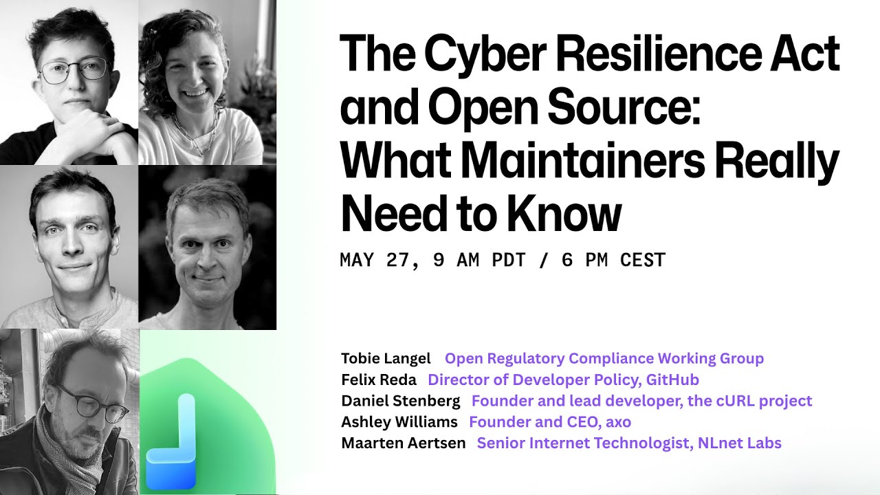 The Cyber Resilience Act and Open Source: What Maintainers Really Need to Know