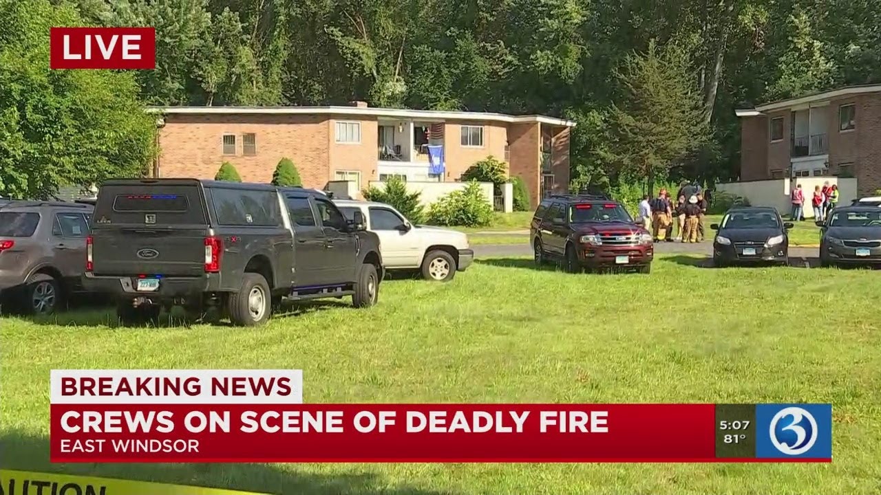 VIDEO: One person dies in East Windsor apartment building fire