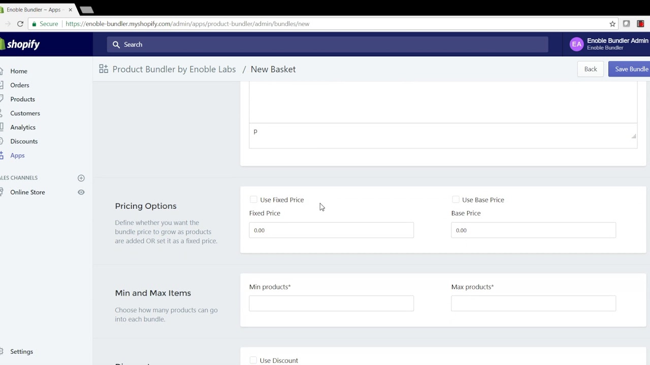 Product Bundler - Getting Started