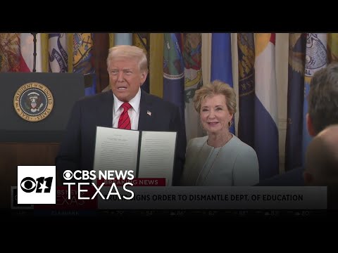 Texas lawmakers react to Trump's order to dismantle the Education Department