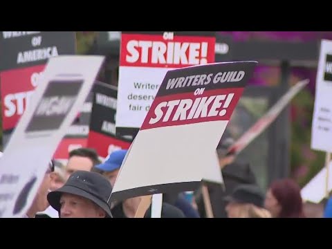 Writers strike enters second month