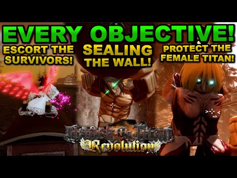 Completing EVERY Objective In Roblox Attack On Titan Revolution... Here's What Happened!