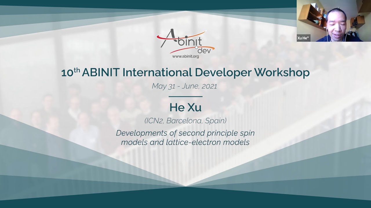 Developments of second principle spin models and lattice-electron models (He Xu)