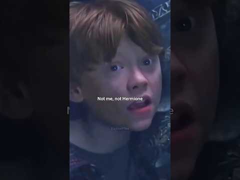 Not me, not Hermione, YOU! #ronweasley #harrypotter #hermionegranger