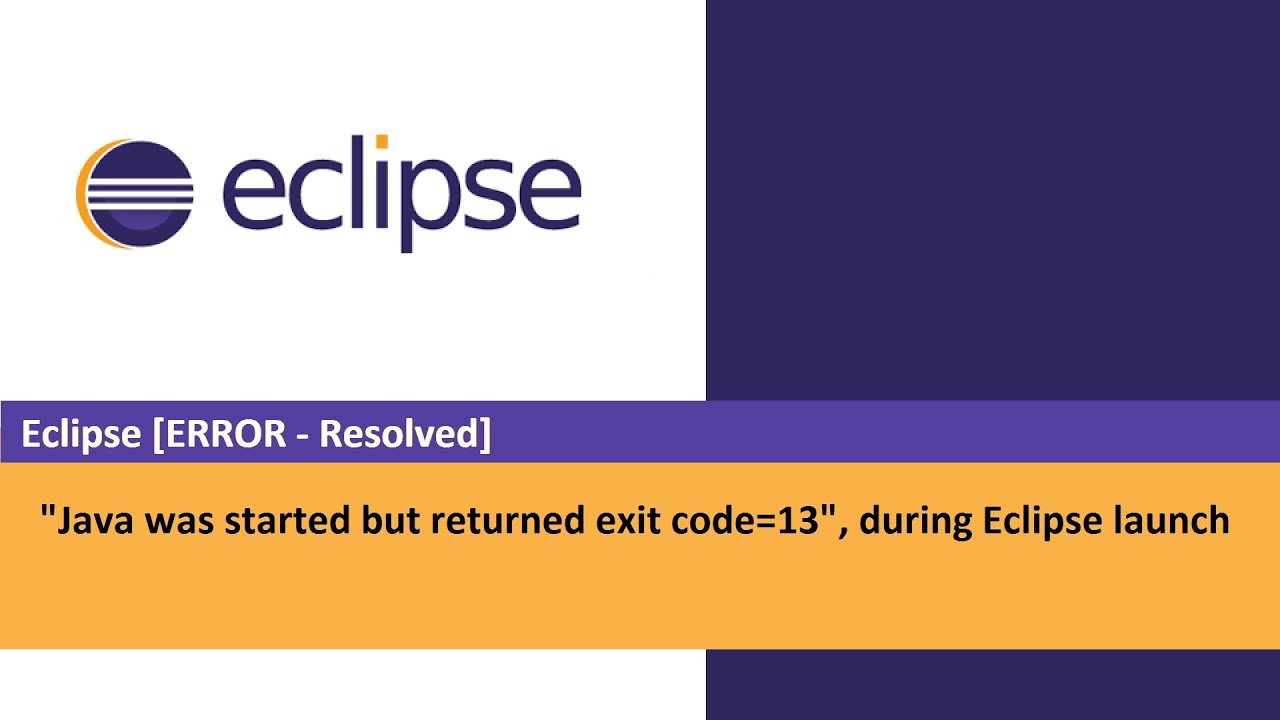 Eclipse IDE [Error -resolved] - 