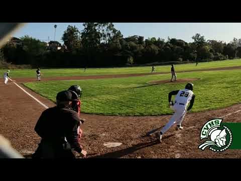 Luca Boccasile #23 Castro Valley Sacrifice Fly vs Hayward