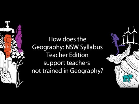 How does the Geography NSW Syllabus Teacher Edition support teachers not trained in Geography?