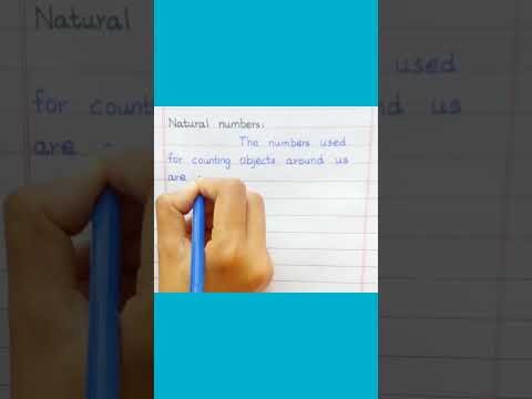 Define Natural Numbers #shorts