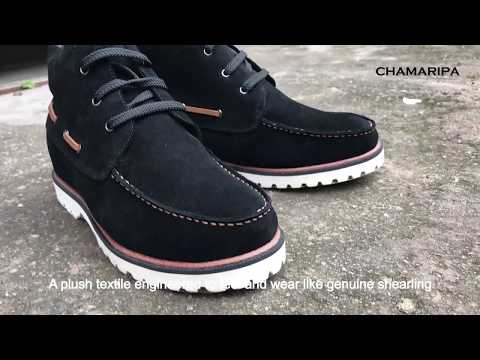 Tall Men Boots that Make You Look Taller Casual Men Elevator Shoes- CHAMARIPA