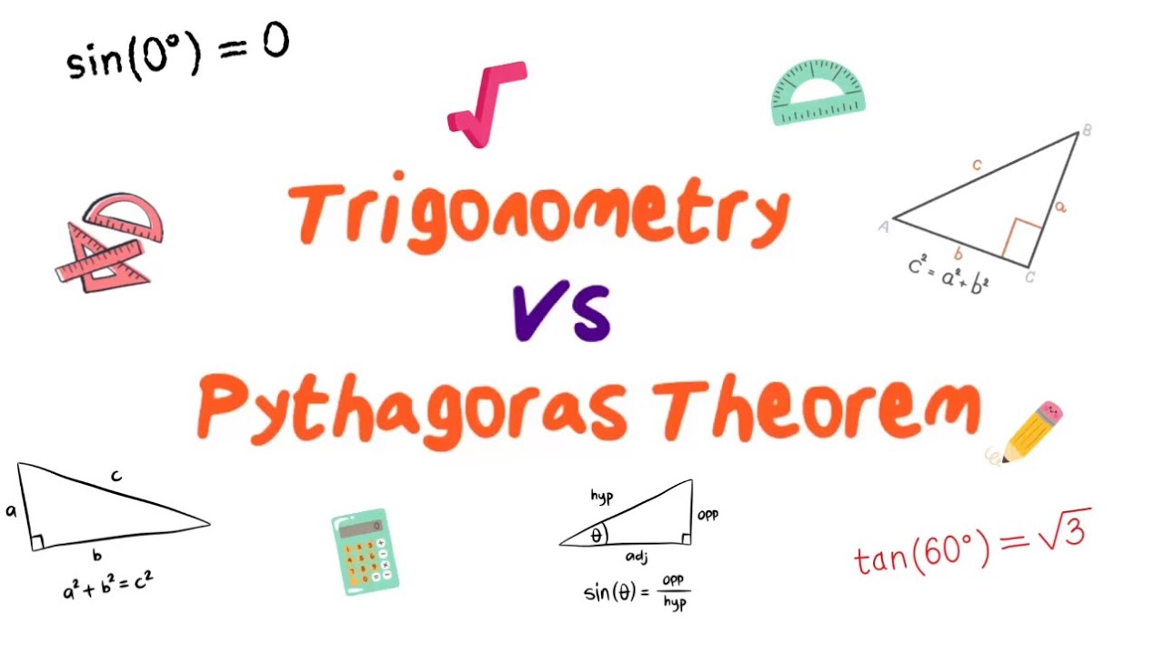 Pythagoras Theorem vs Trigonometry - Math Made Easy! 📝