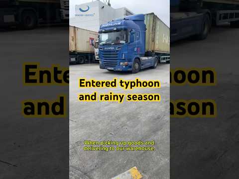 Shipping during rainy season #importexport #freightshipping #shippingfromchina #logisticsservices