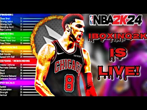 🔴COMP ZEN PG ON 2K24//SLEEP STREAM🔴#contentcreator #iboxinq2k #2k #wavymello #nba2k24 #subscribe