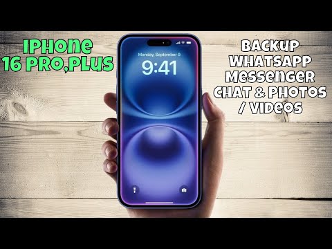 iPhone 16 Pro, Plus Backup WhatsApp Messenger Chat & Photos / Videos