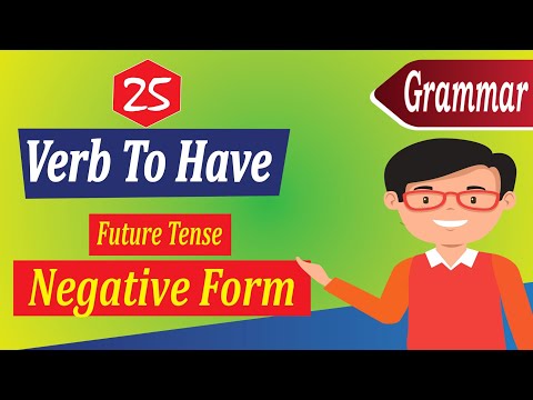 verb to have future tense affirmative form