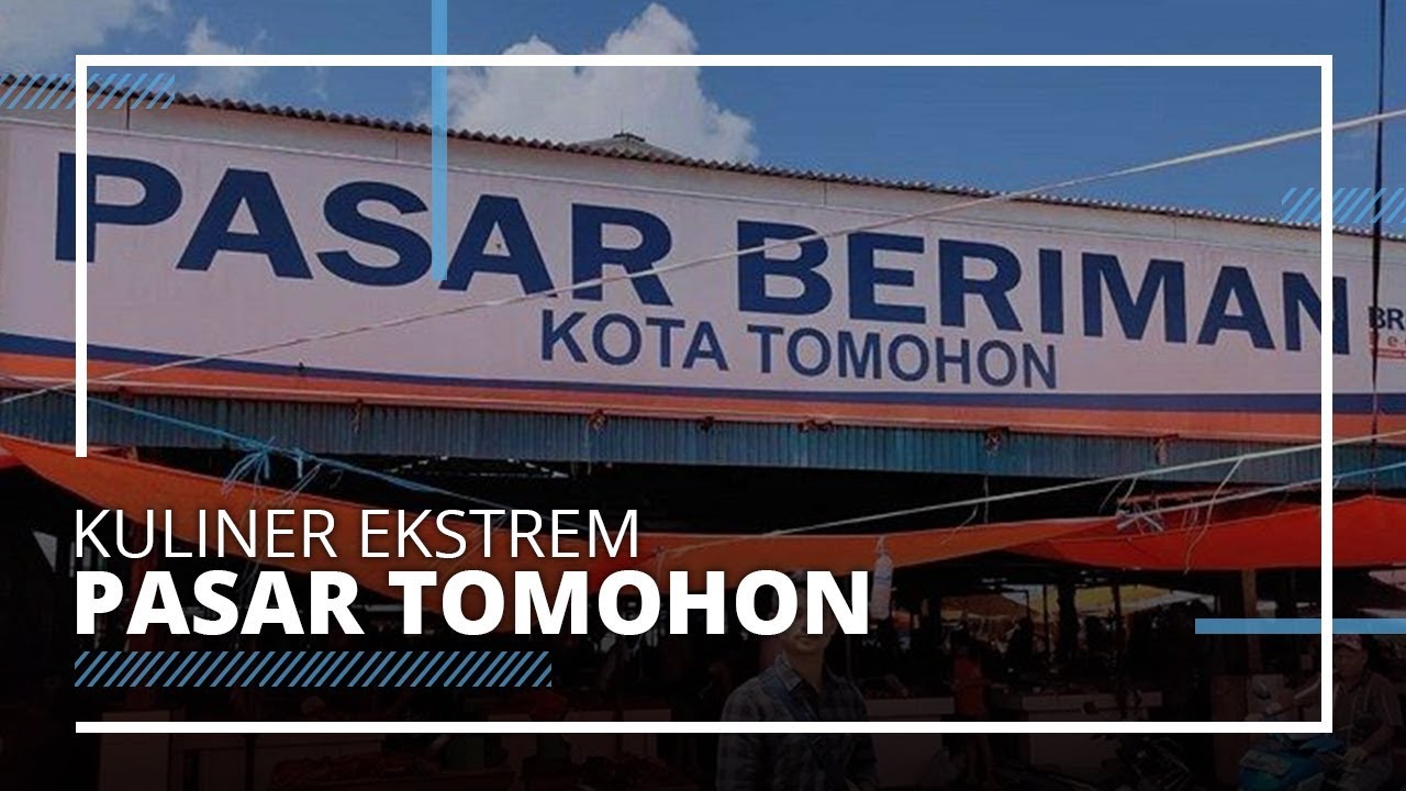7 Kuliner Ekstrem di Pasar Tomohon Manado, Otak Monyet hingga Kelelawar ...